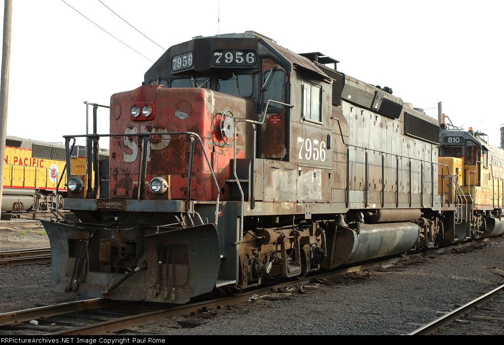SP 7956, EMD GP40-2, at the UP's Yard,